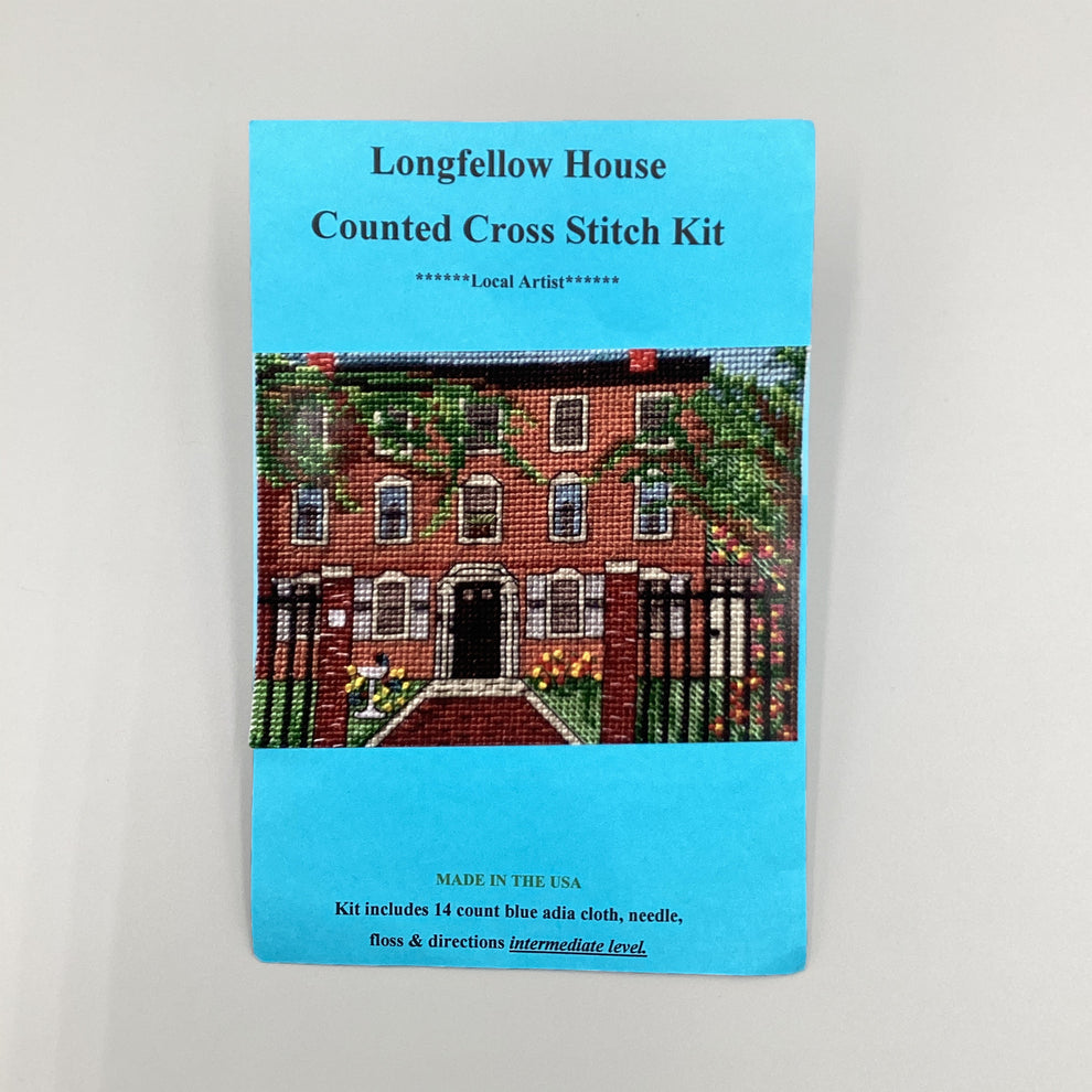 Longfellow House Cross Stitch Kit – Maine Historical Society Museum Store